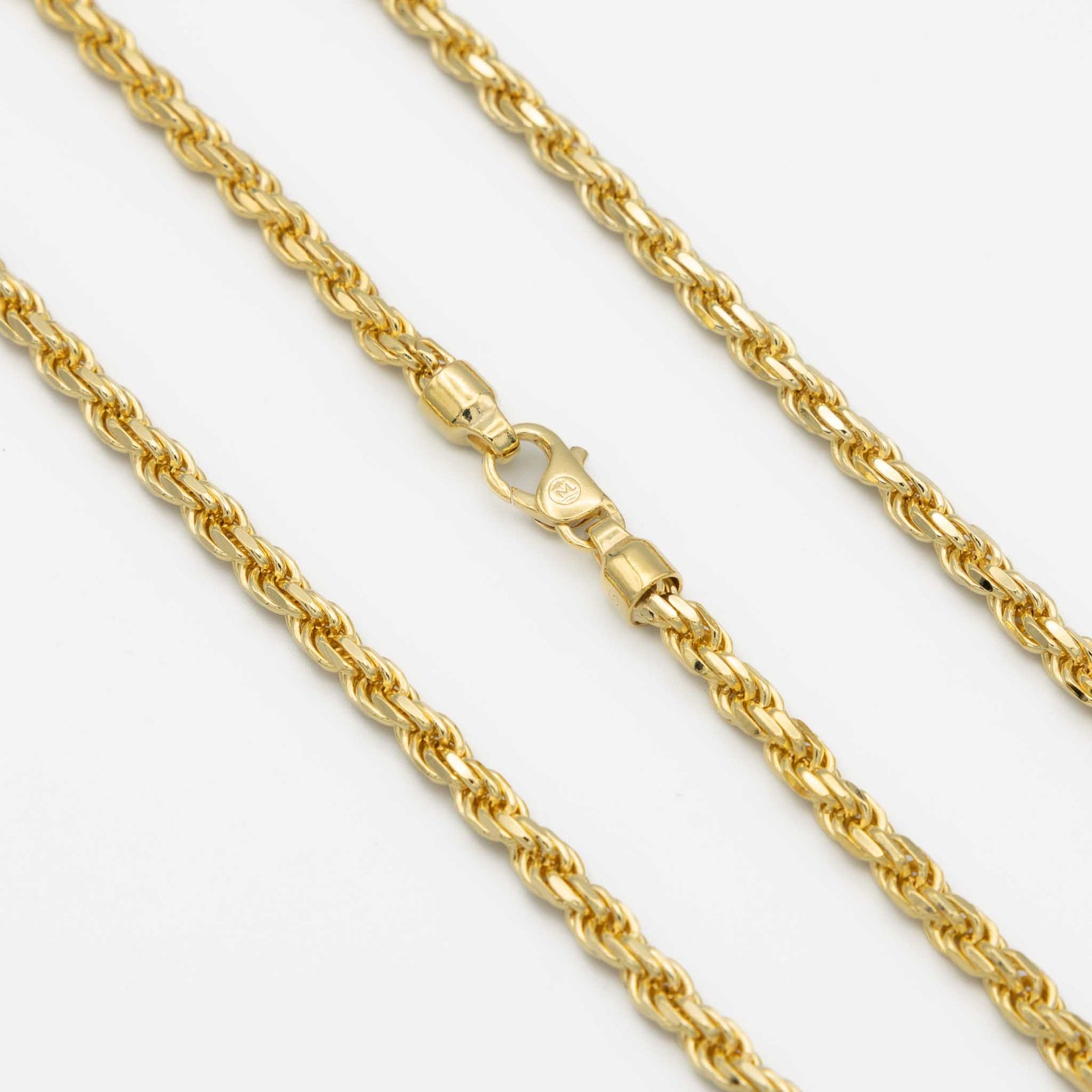 Gold Diamond Cut Rope Chain 5mm – Miami Links