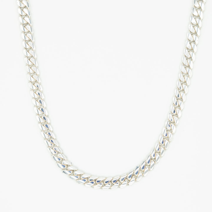 999 Handmade Silver Miami Cuban Chain 10mm